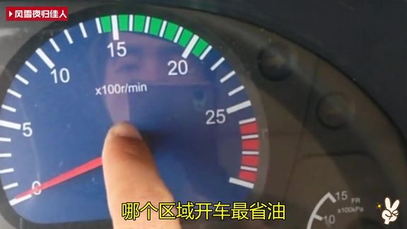 汽车发动机转速表到底有何用?哪区域开车最省油?老司机教您绝招