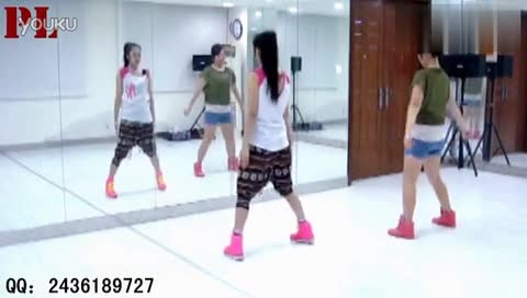 舞蹈女生简单街舞入门教学分解动作