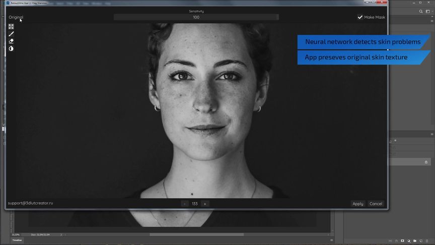 PS插件-人像处理美颜磨皮瑕疵修复套装Retouch4me#设计素材
