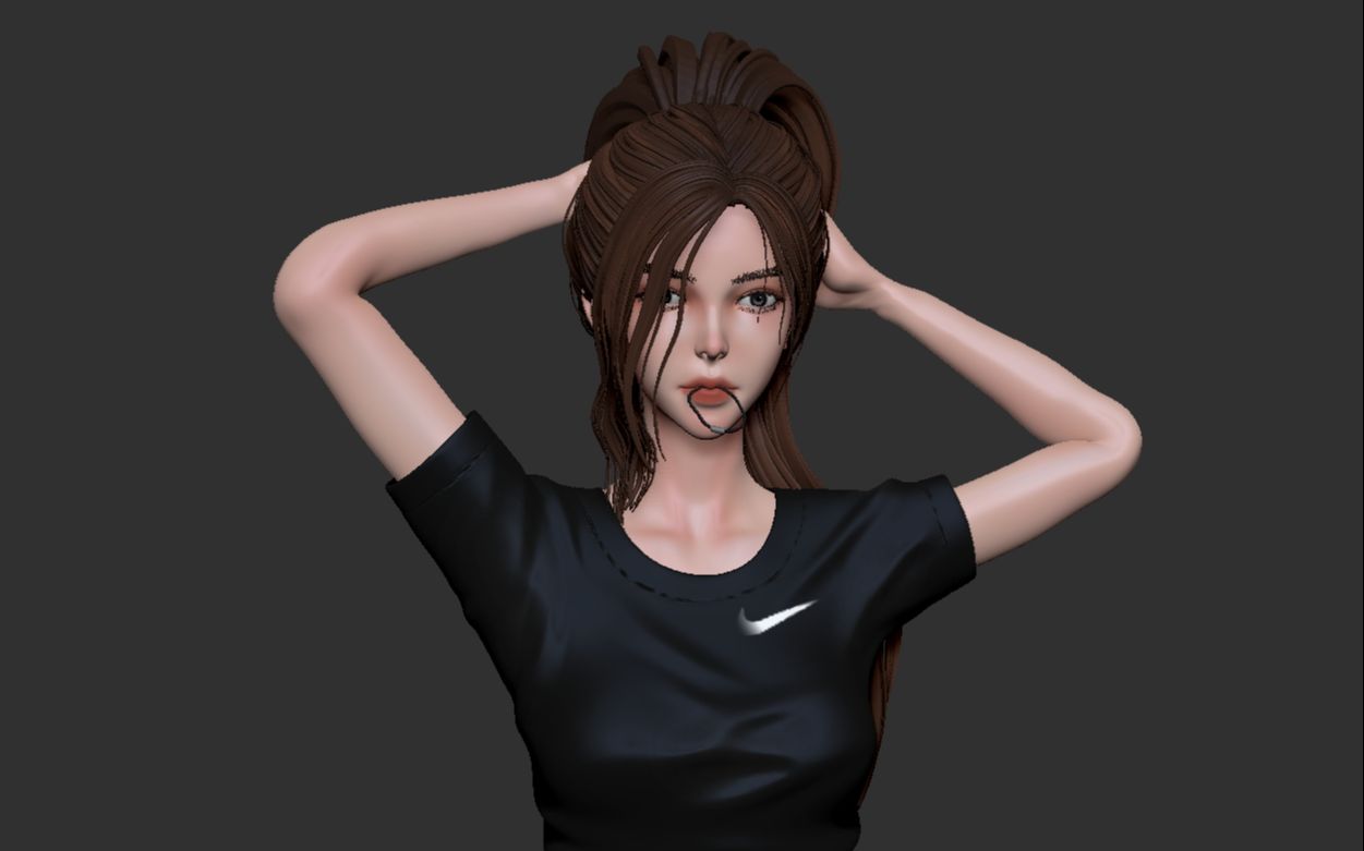 zbrush建模——零基础学雕刻掌握这些技巧,天天做老婆。