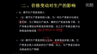 王海崧的微课:价格变动对生产的影响