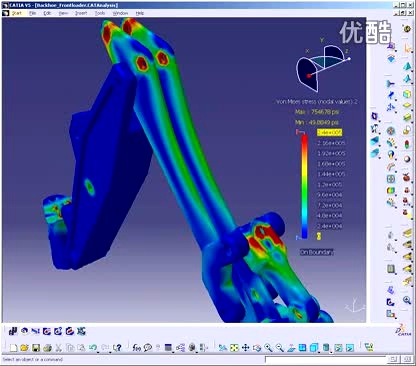 CATIA CAE在挖掘机上的结构分析
