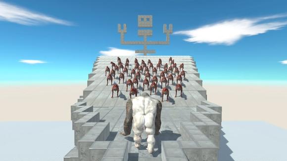 野兽战争模拟器:金刚对战所有兵种,1vs50能都做到毫无压力?