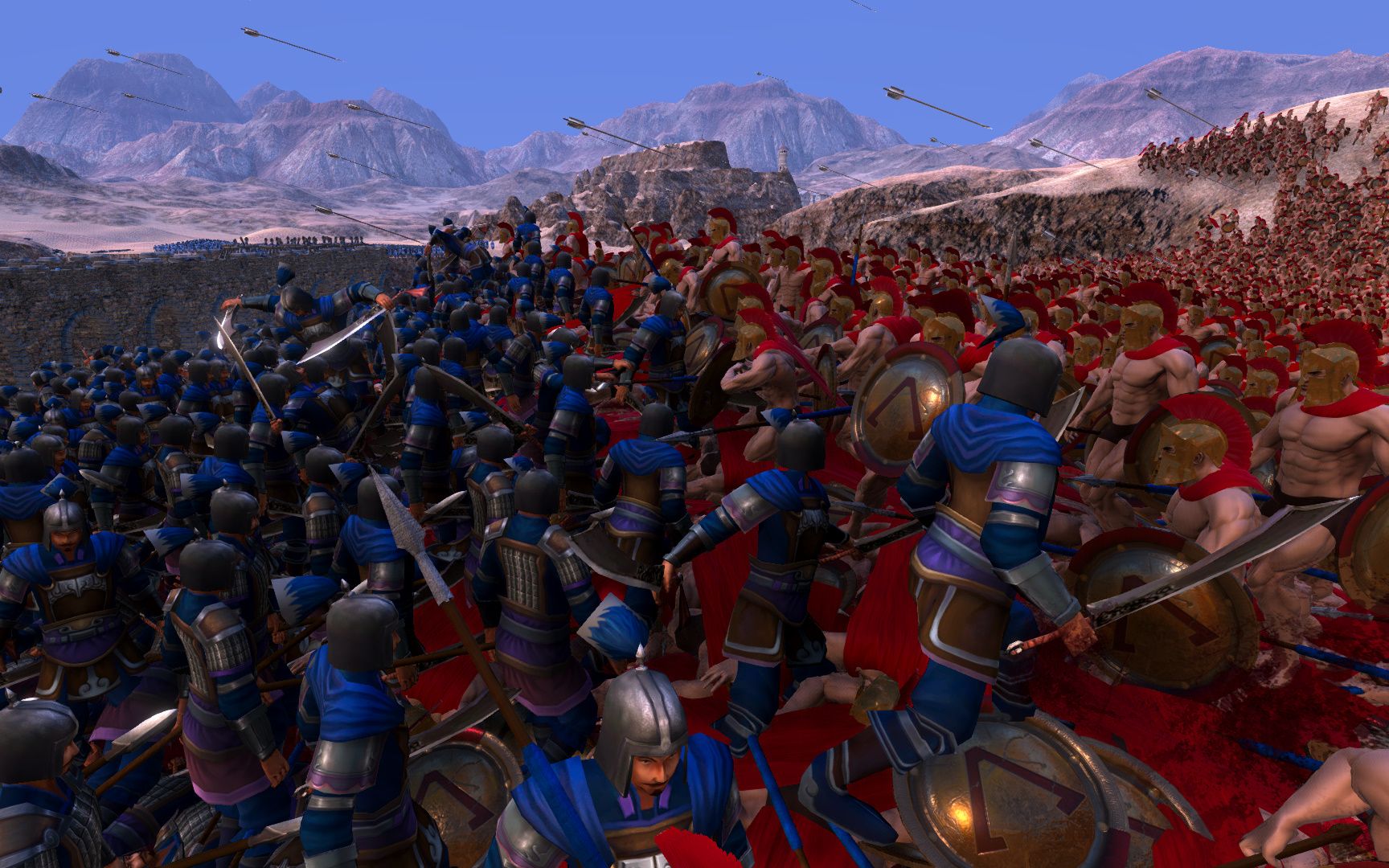 战争模拟器:大宋帝国VS斯巴达军队和雇佣军