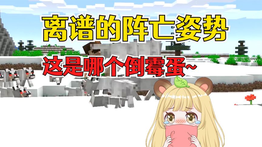 我的世界:盘点那些稀奇古怪的“阵亡方式”,猝不及防的倒霉蛋!