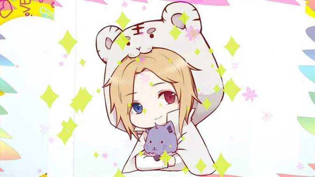 临摹斗罗大陆人物,史莱克七怪之戴沐白漫画Q版简笔画