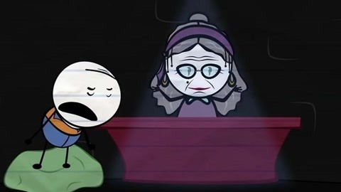 铅笔画小人游戏 铅笔人误入奇怪洞穴 铅笔人偶遇漂亮美眉