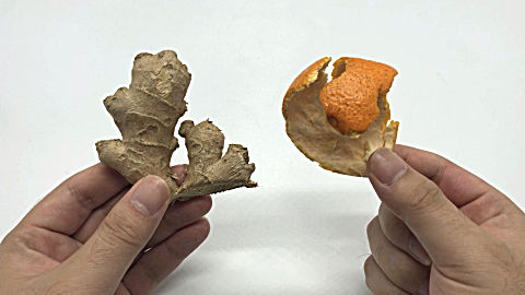 橘子皮加生姜泡水,真的厉害了,解决了不少人的困扰,省钱又实用