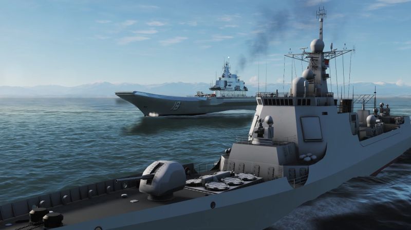 辽宁舰打得过伊丽莎白级航母吗,一场航空母舰间的大战,战争模拟