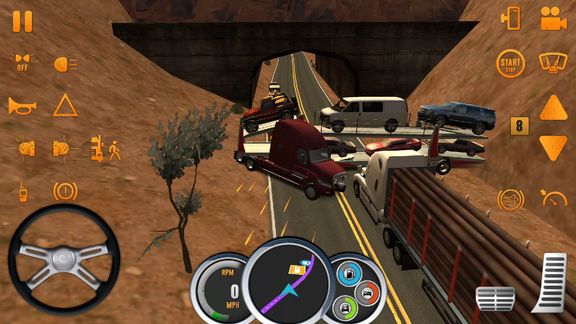 美国卡车模拟,高速上发生重大事故。