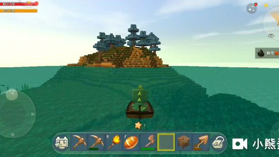 迷你世界单人生存第二期松树林