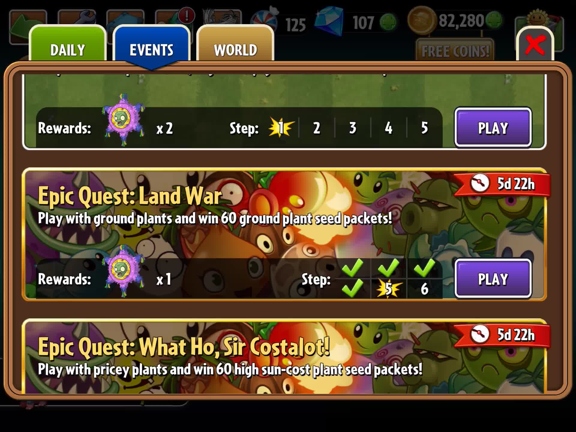 【pvz2】圆木头(划掉)—史诗任务:陆战/流程实况