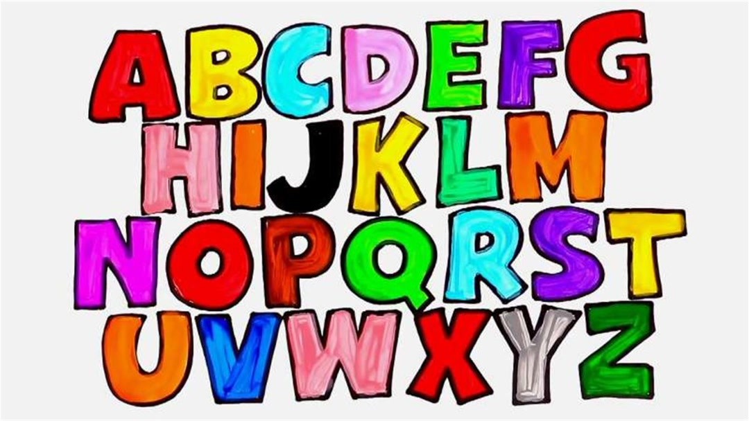 简易画:教你画26个英文字母