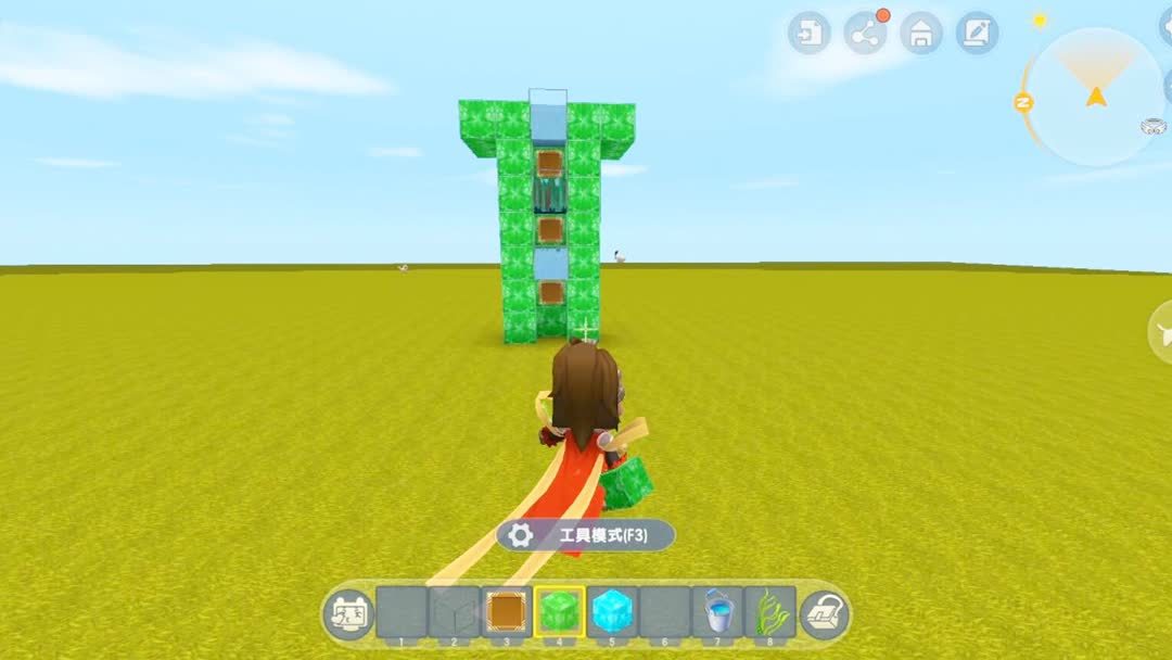 迷你世界飞龙解说:相框水梯的制作教程,还要啥电梯