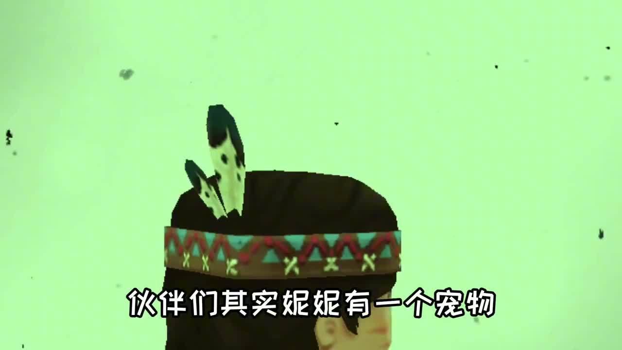 迷你世界觉醒者妮妮的宠物和小泡沫是朋友,骑在她的头上面