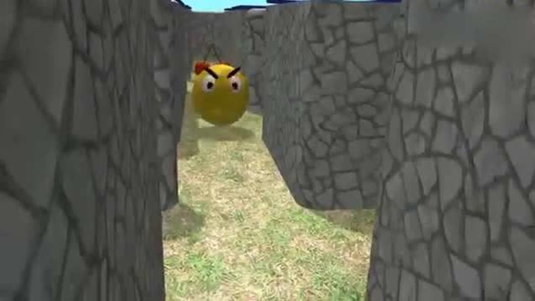 吃豆人的表情好可怕啊,把同伴都给吃掉了,愤怒的小鸟该怎么办