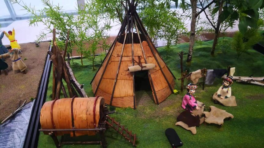 茂密的森林,树木制作过程,模型从业者