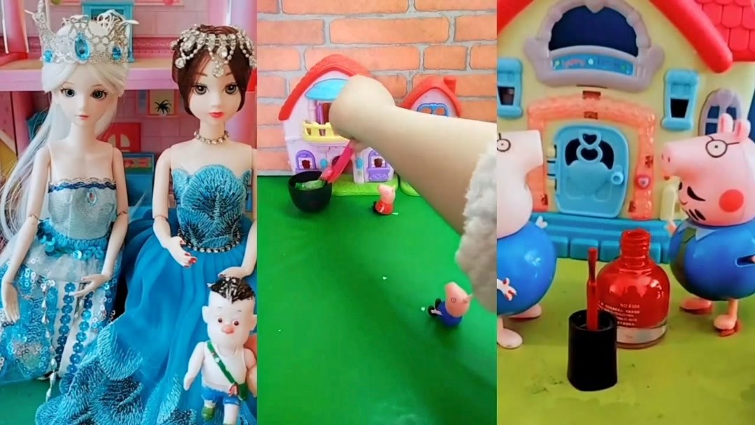 儿童动画:佩奇把捡来的糖果都倒进垃圾桶里了