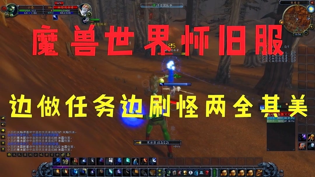 魔兽世界怀旧服:边做任务边刷怪两全其美