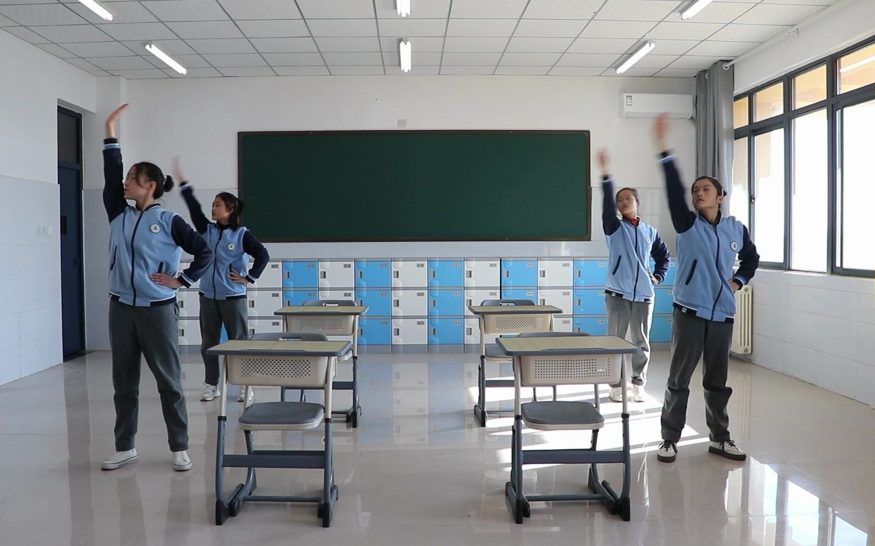 中小学摄影教师的工作日之《摄制学校室内操教学(初中版)》