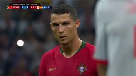 我在【2018世界杯】C罗最后那一脚踢死多少人 葡萄牙VS西班牙全场...