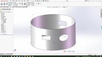 SolidWorks钣金圆柱面打孔方法总结,方法很好用