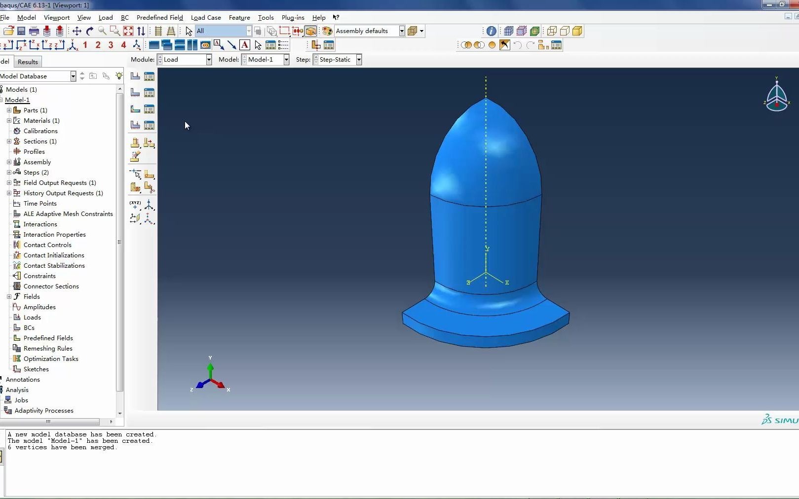 《ABAQUS工程实例详解》_4.3_线性静力分析三维实例
