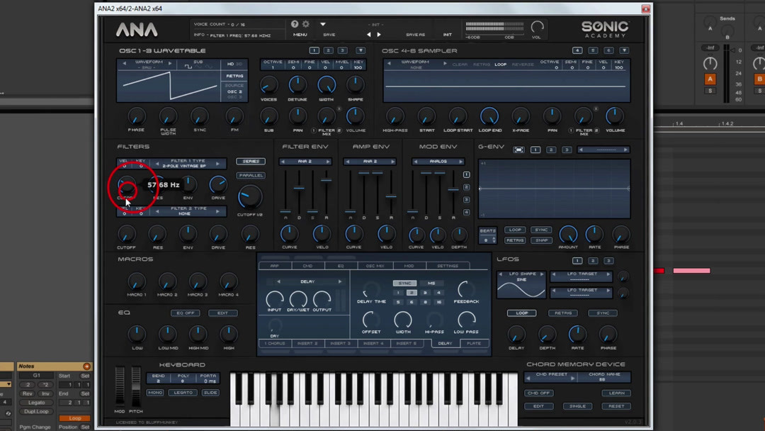 音色设计专家Bluffmunkey带你学习如何使用强大的音色合成器ANA 2...