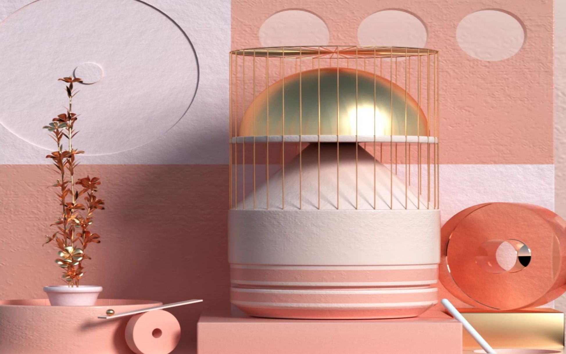 【C4D教程】这样构图的C4D作品,舒服坏了!C4D必学构图技巧!