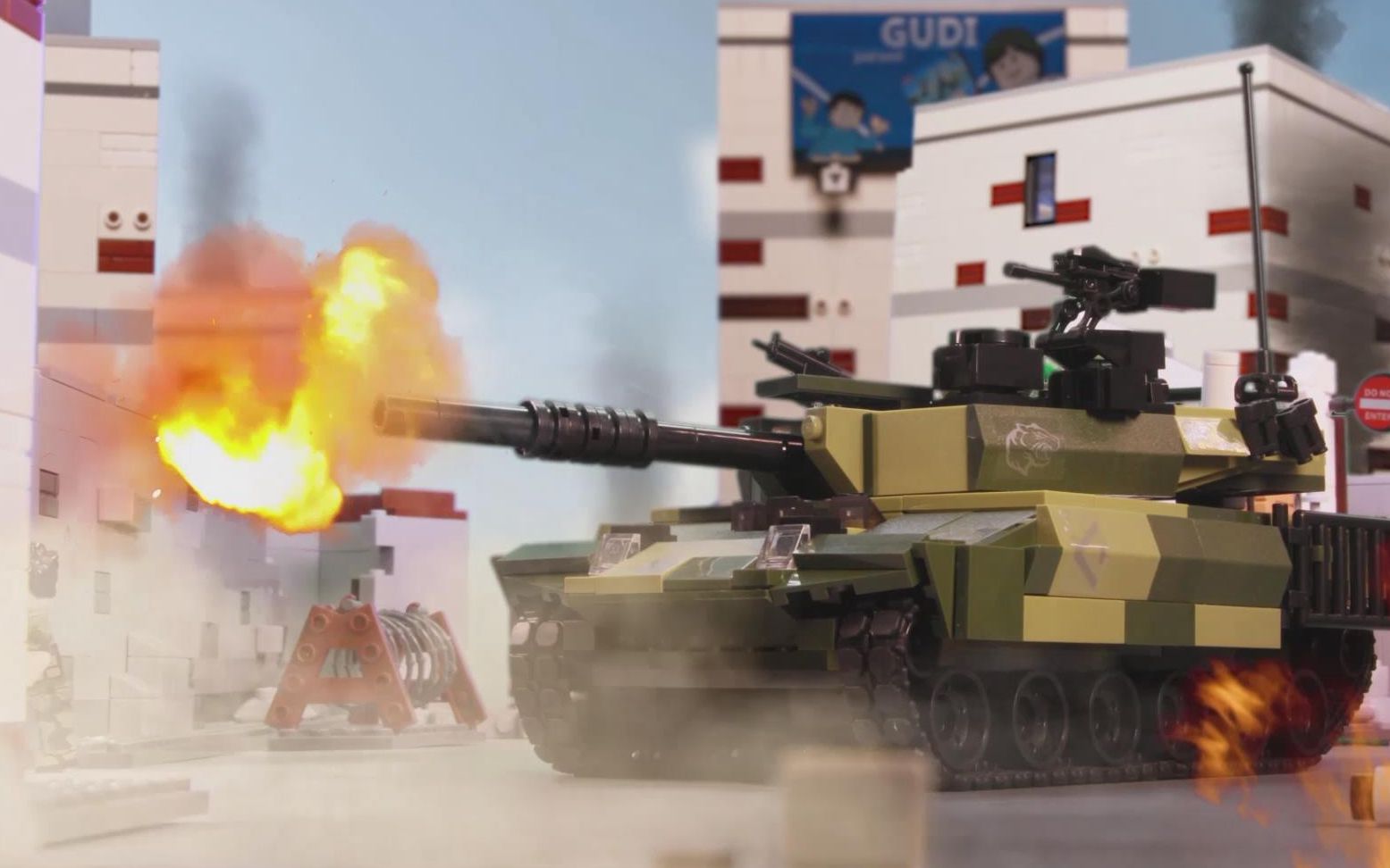 【定格动画】爆燃积木大战争之猎虎行动 积木定格动画