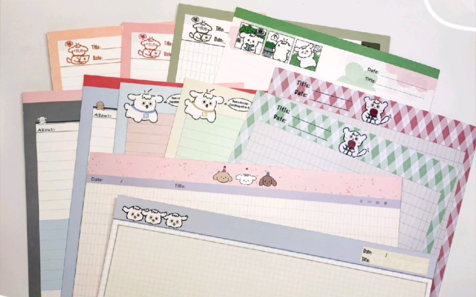 可爱实用的国产拍纸本/纸质厚实不洇墨