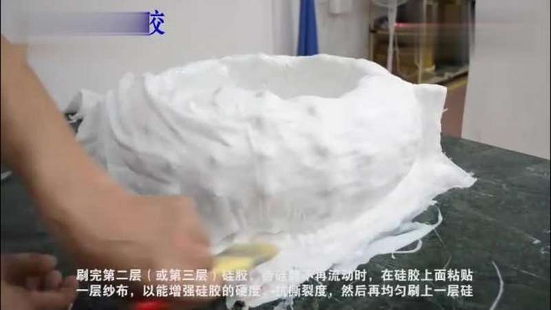 水泥花盆、艺术花盆硅胶模具制作方法详细介绍