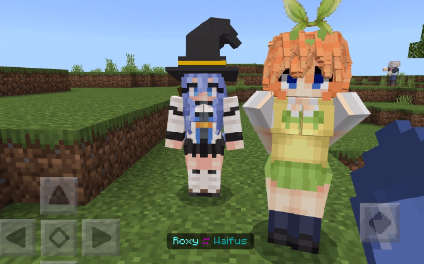 (我的世界)超多动漫少女Addon有音效/走路音效等