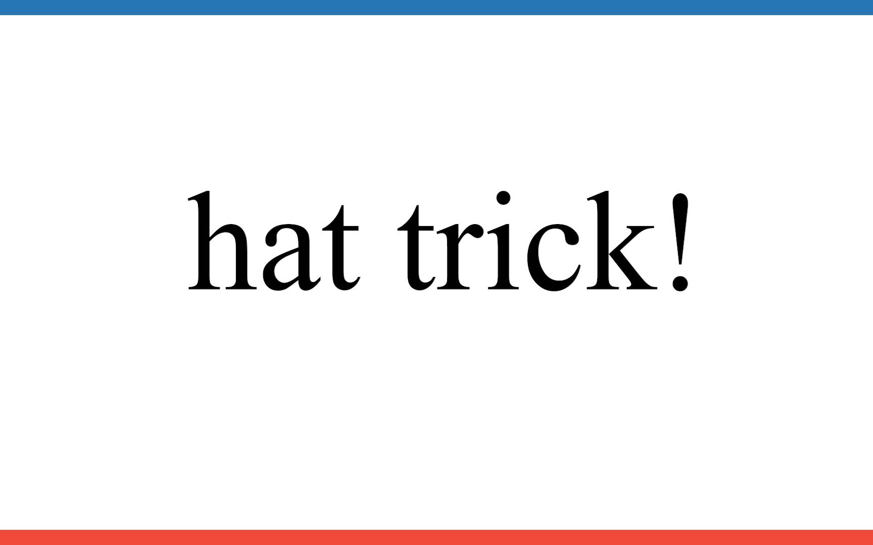 世界杯英语知识(2)hat trick