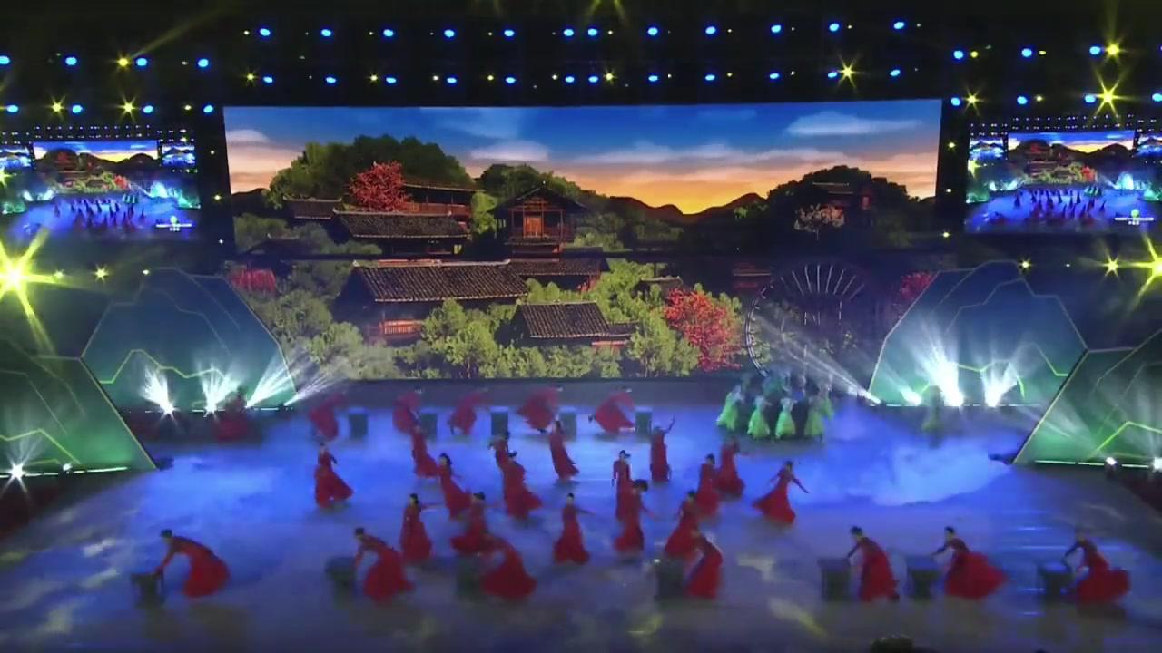 湖北省第十一届残疾人运动会开幕式文艺展演:《击缶而歌》#宜昌#...