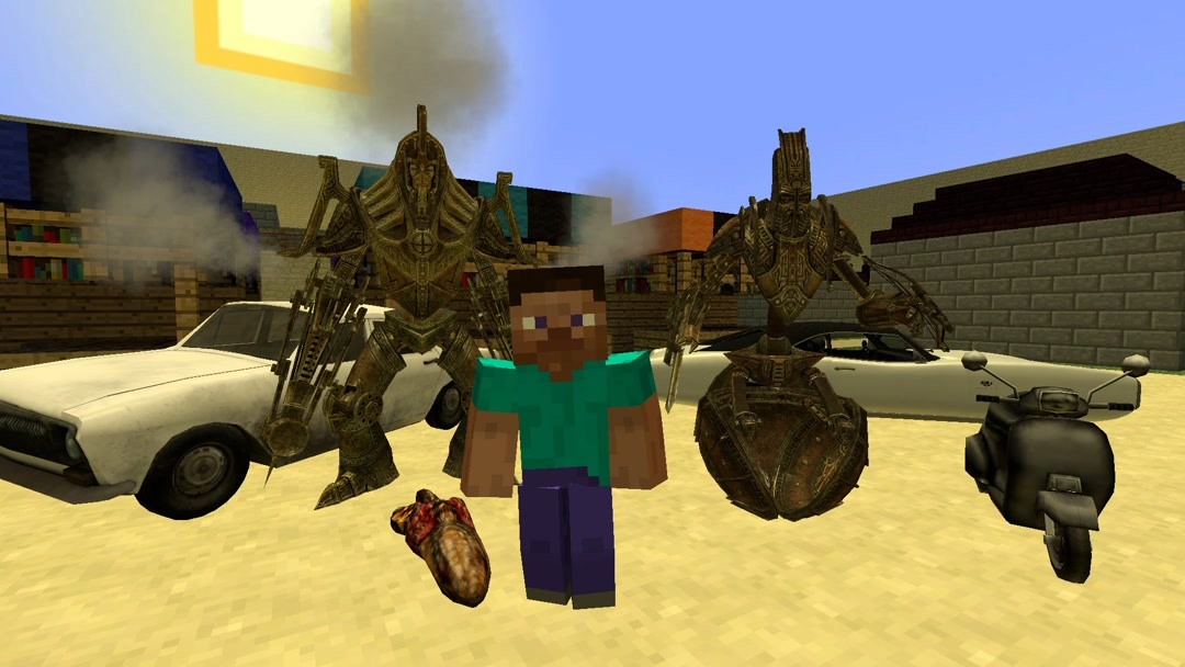 GMOD游戏机械怪为什么要偷车让村庄没有交通工具