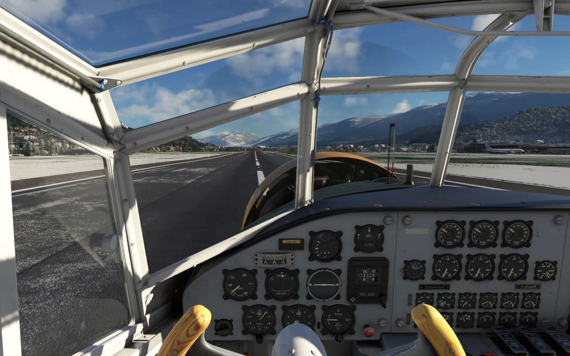 【微软模拟飞行2020】JU52第一视角目视进近因斯布鲁克