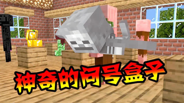 我的世界:问号盒子欢乐多,骷髅小白咋这么惨呢?