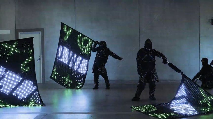 LED VISION FLAG by MPlusPlus