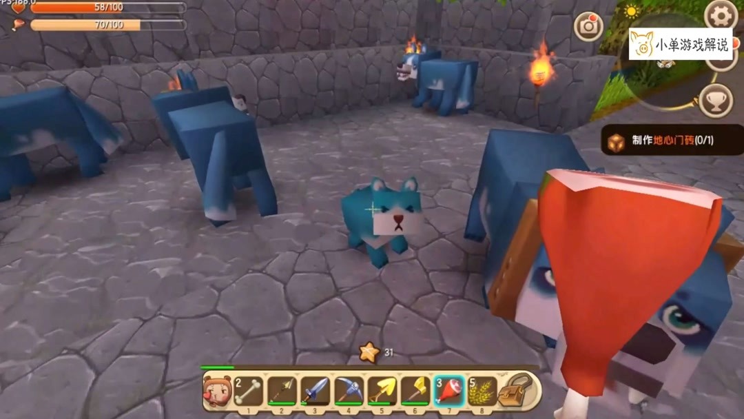 迷你世界:狗狗的诞生?看这只狗狗是不是很可爱呢?