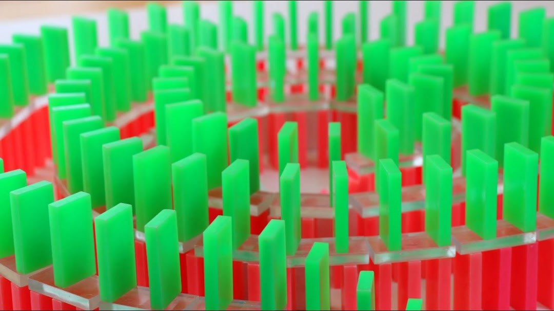 弹珠轨道-所有的时间花费在了多米诺身上-多米诺骨牌