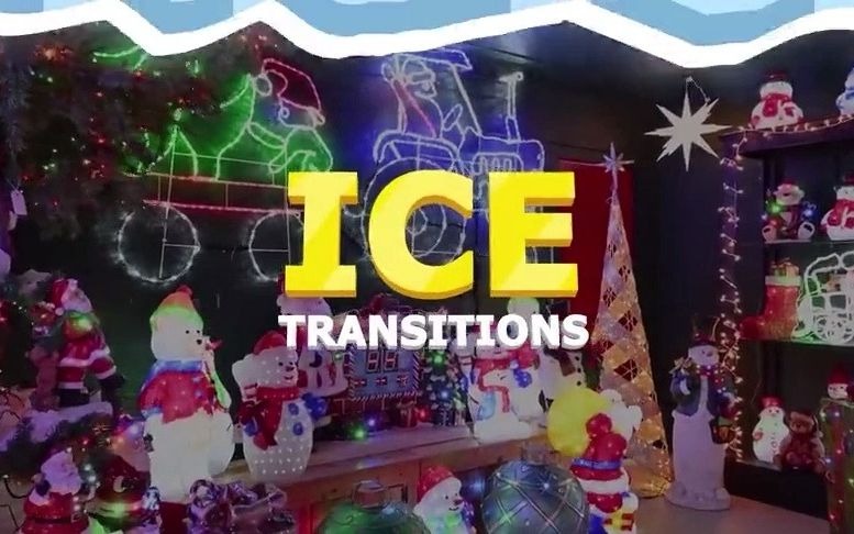 PR模板-24个卡通酷炫的动画雪和冰霜冻结过渡效果元素