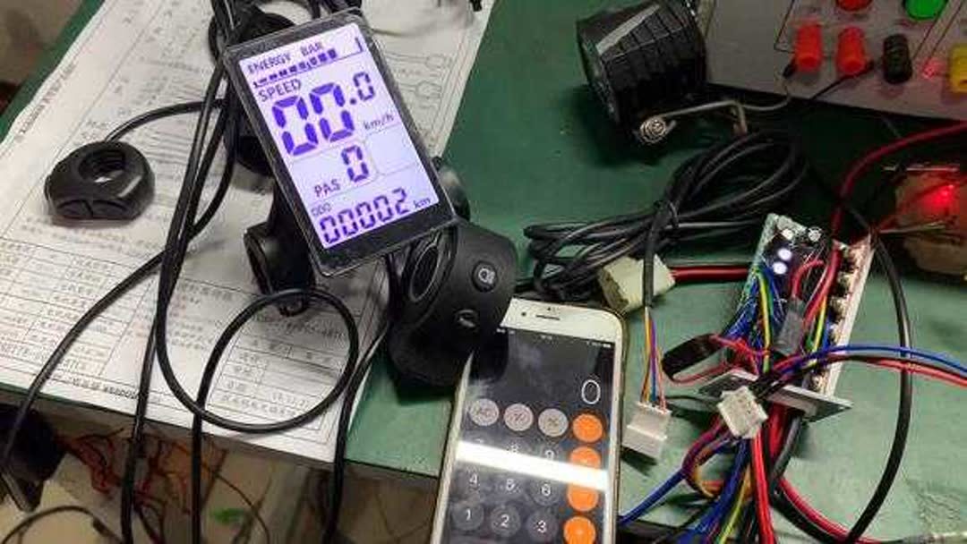 测试电动车控制器助力分档,按照车子全速的百分比分档