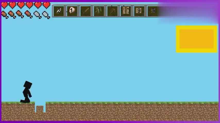 我的世界-火柴人与苹果树 精彩的动画短片