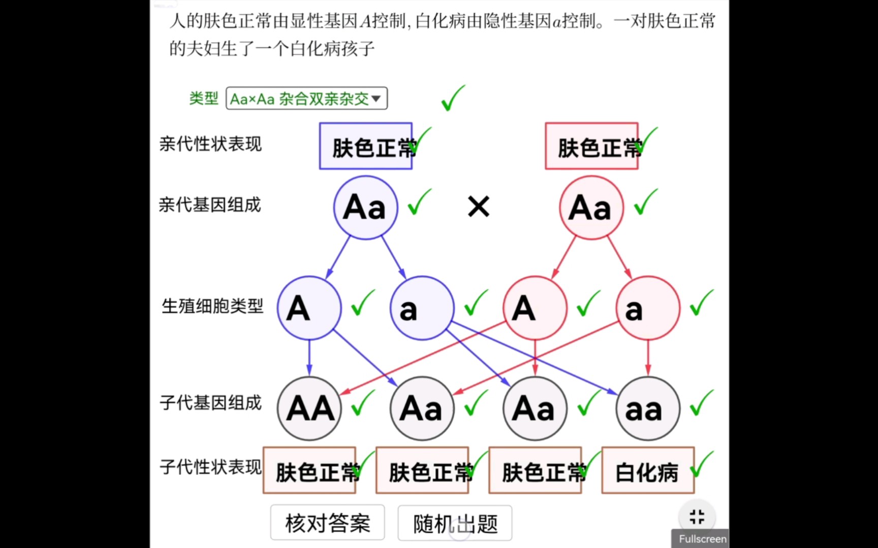 玩着玩着就学会遗传图解!Geogebra 在线互动小游戏满足你的愿望。