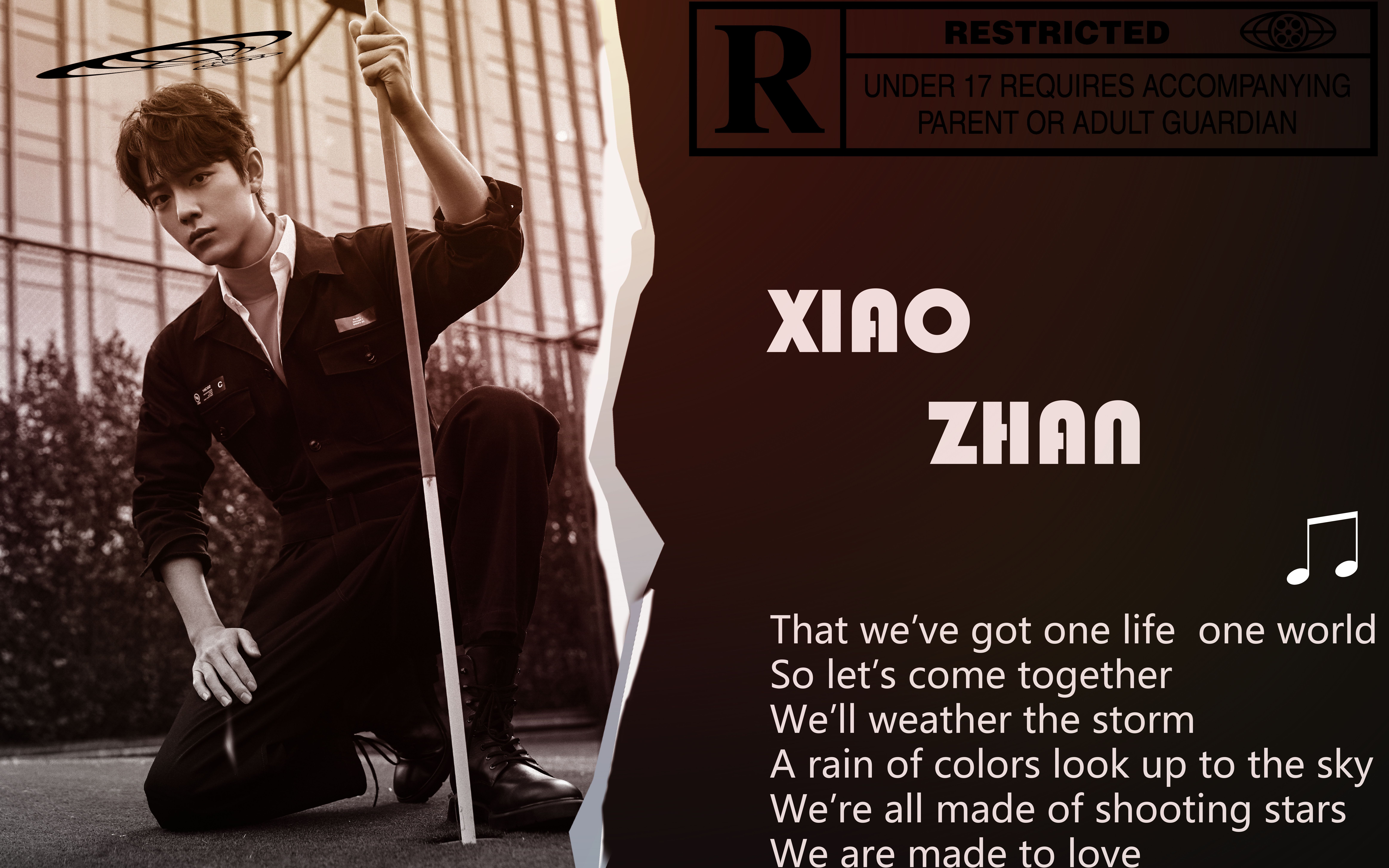 【PS撕边海报】饭圈必备/肖战海报