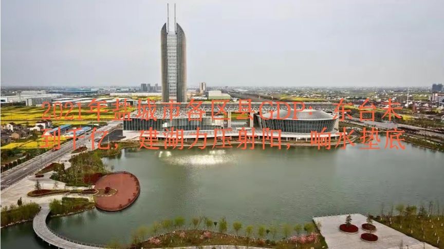 2021年盐城市各区县GDP:东台未到千亿,建湖力压射阳,响水垫底