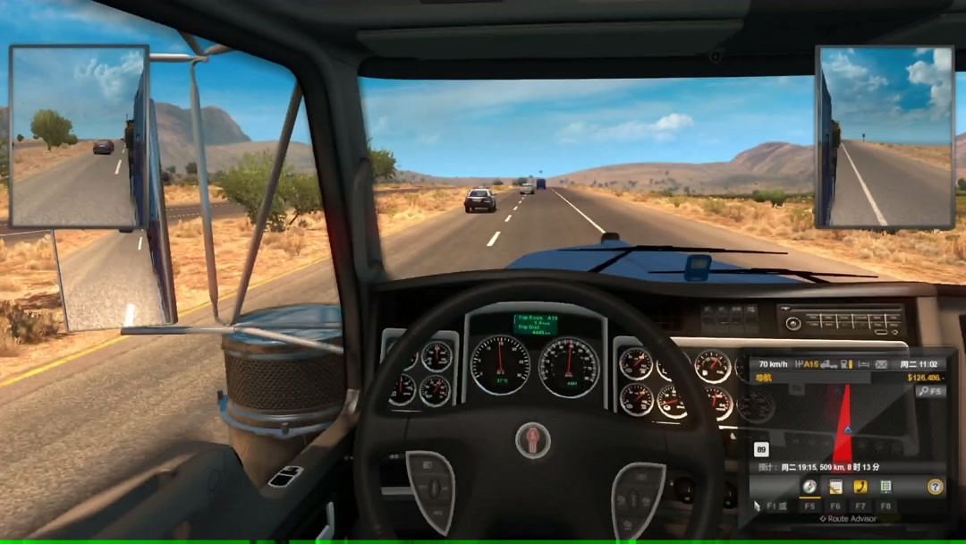 美国卡车模拟 半个小时游美国63