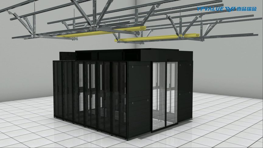 宁波机房建设数据中心一体化冷风通道#制冷设备 #科技 #机房工程