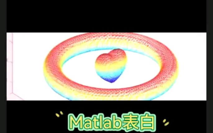 Matlab代码表白(工科生的浪漫)